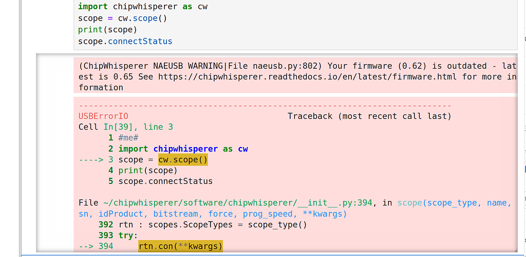 CW1173 ChipWhisperer-Lite keep discounecting! - ChipWhisperer Software ...