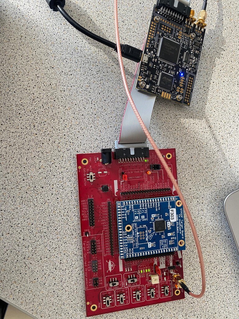 Issue Flashing Firmware to STM32F3 on ChipWhisperer-Lite (Capture + UFO ...