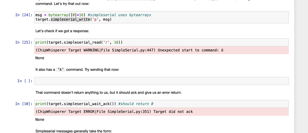 CW- Nano Serial Issue - NewAE Forum